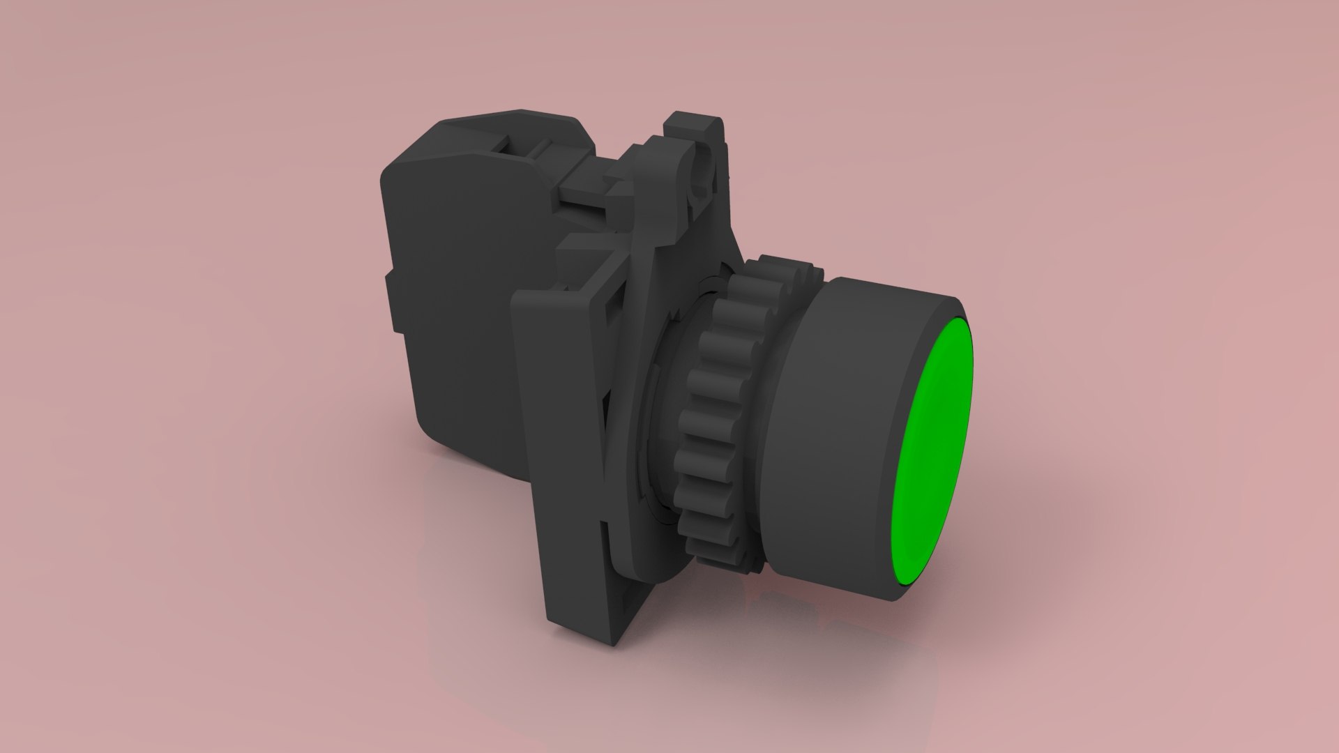 Push Button Switch On 3D Model - TurboSquid 2069299