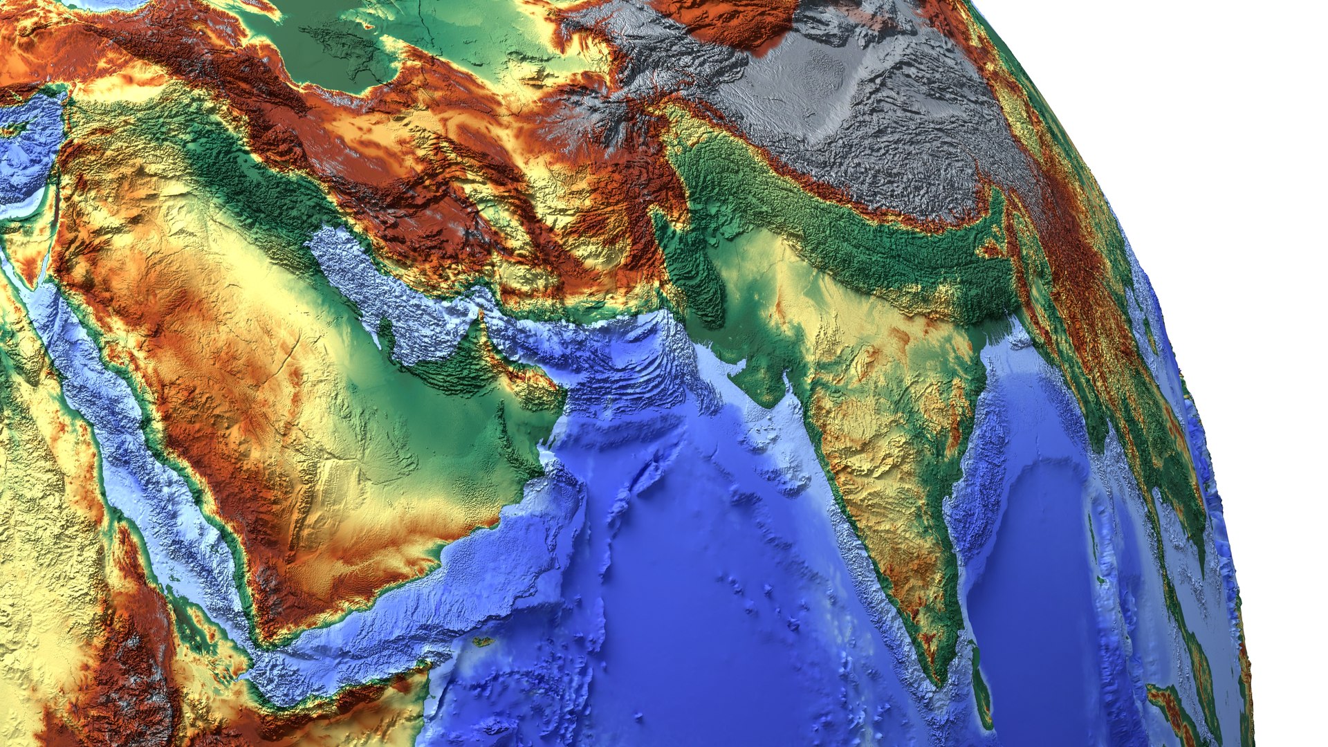 3D Model Earth Shaded 3D Natural Globe - TurboSquid 2347354