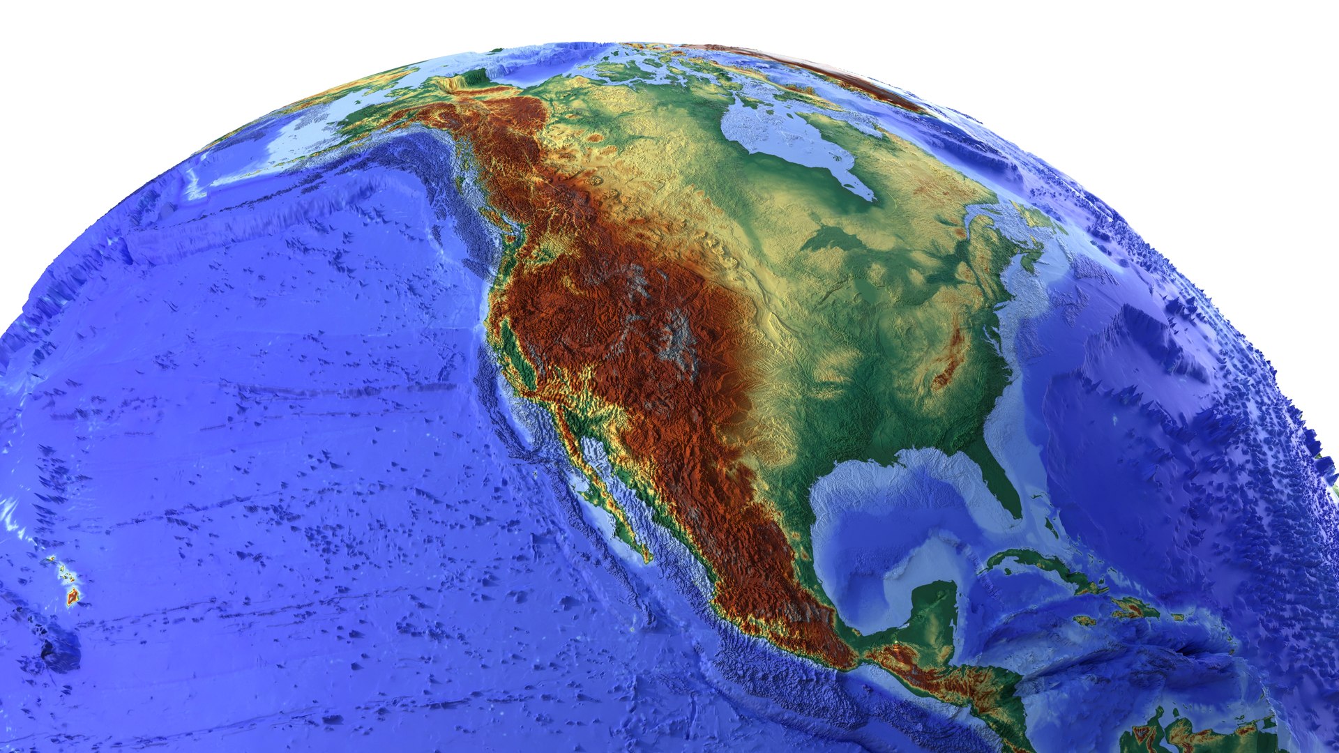 3D Model Earth Shaded 3D Natural Globe - TurboSquid 2347354