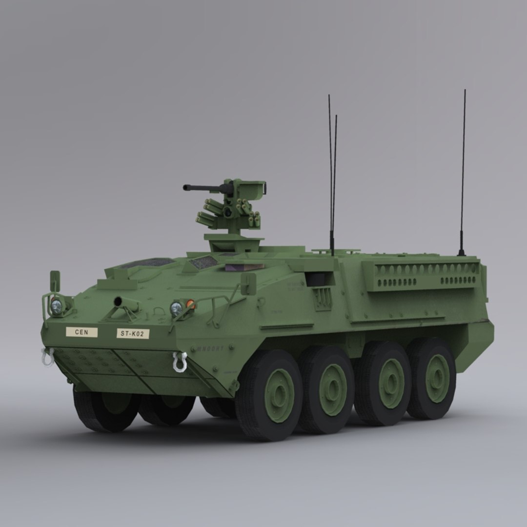 M1126 Stryker Icv C4d