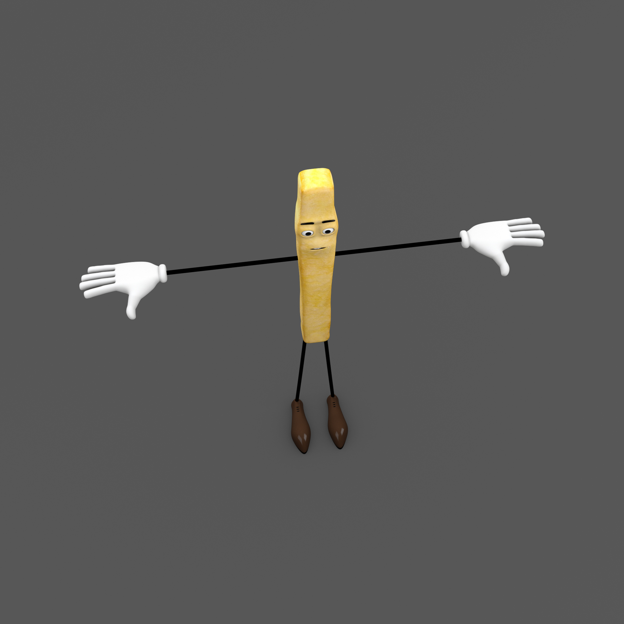 modelo 3d Human french Fries - TurboSquid 2029722