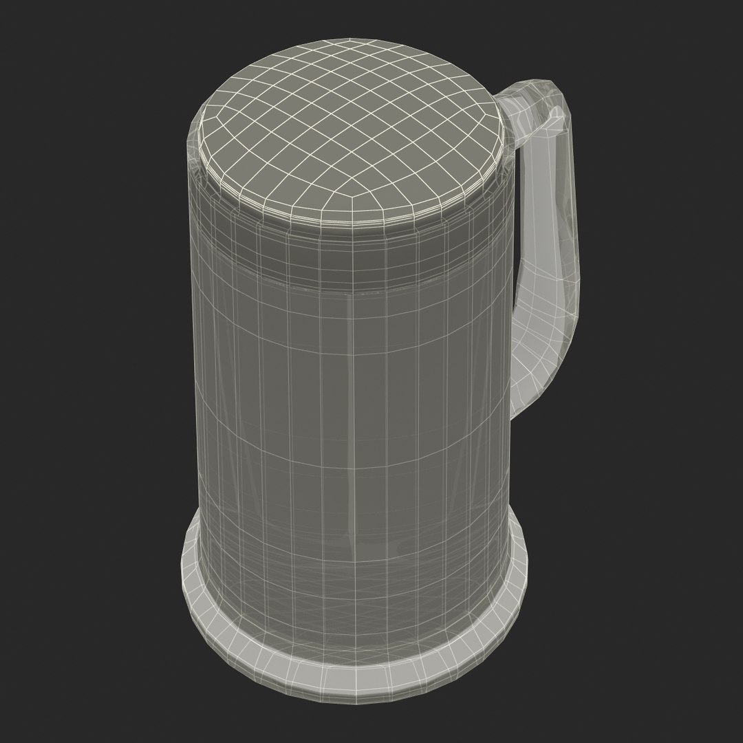 3d beer mug model