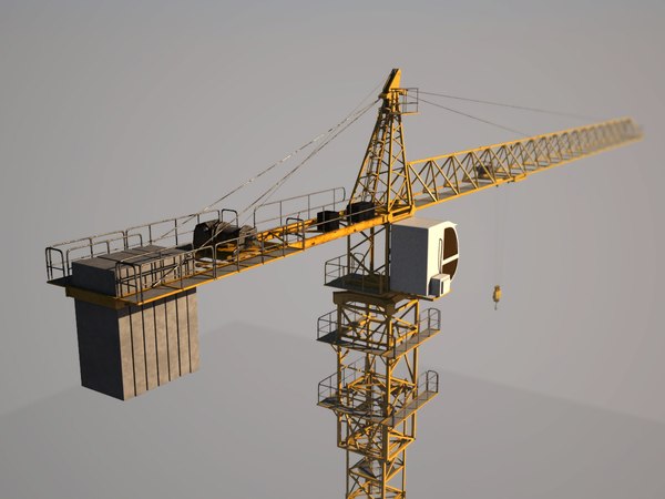 타워 크레인 3D 모델 - TurboSquid 1374029