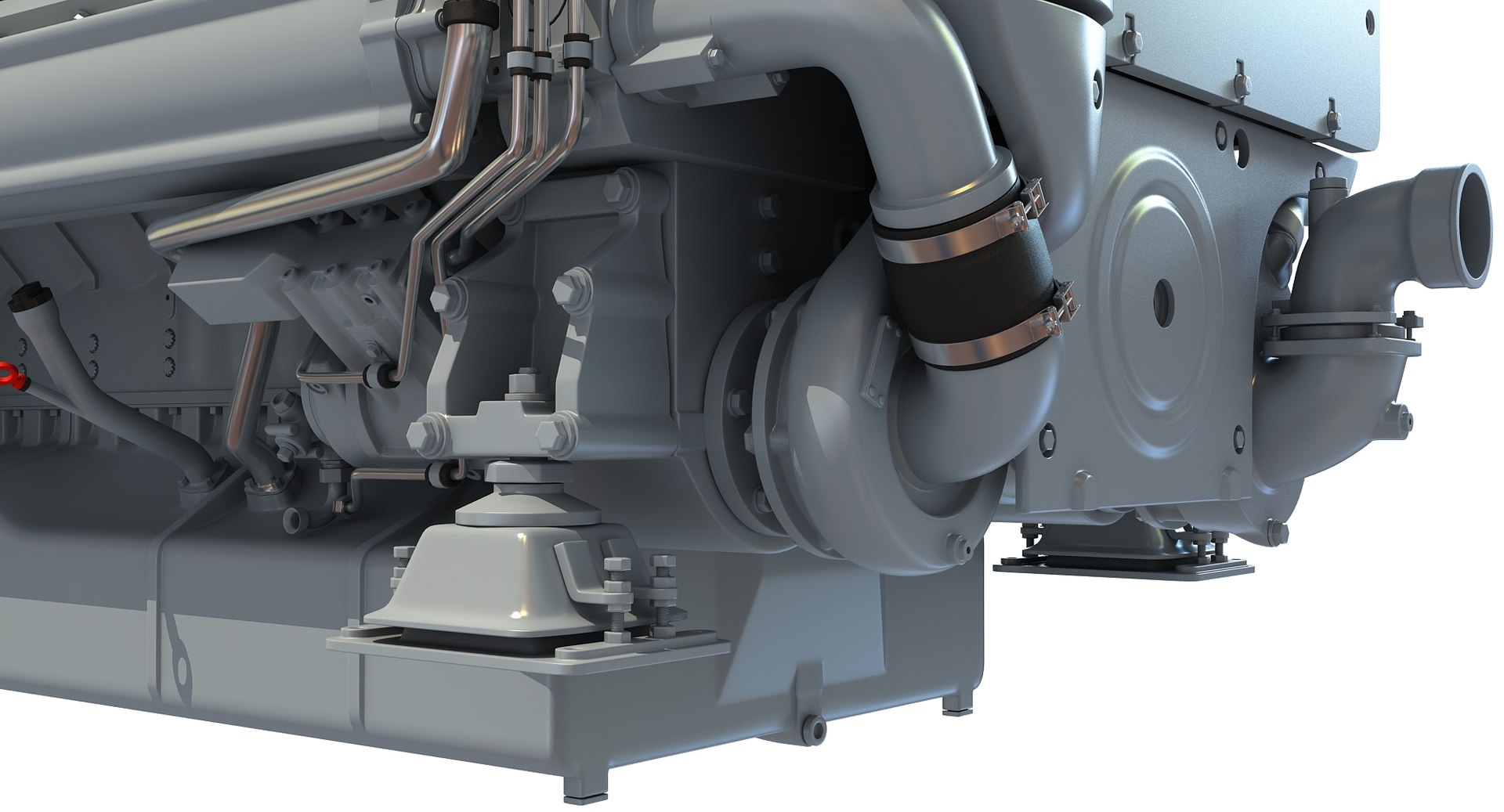 3D Marine Engine Model - TurboSquid 1251073