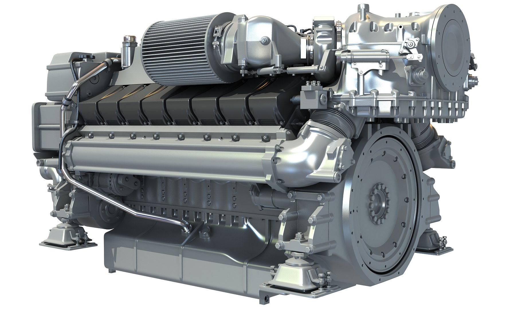 3D Marine Engine Model - TurboSquid 1251073
