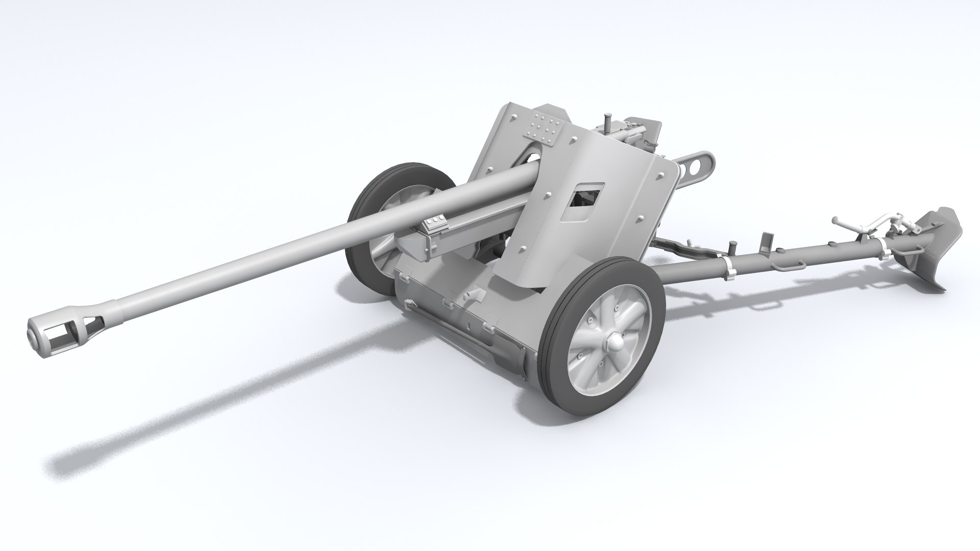5 Cm Pak38 L60 Gun 3D Model - TurboSquid 2086313