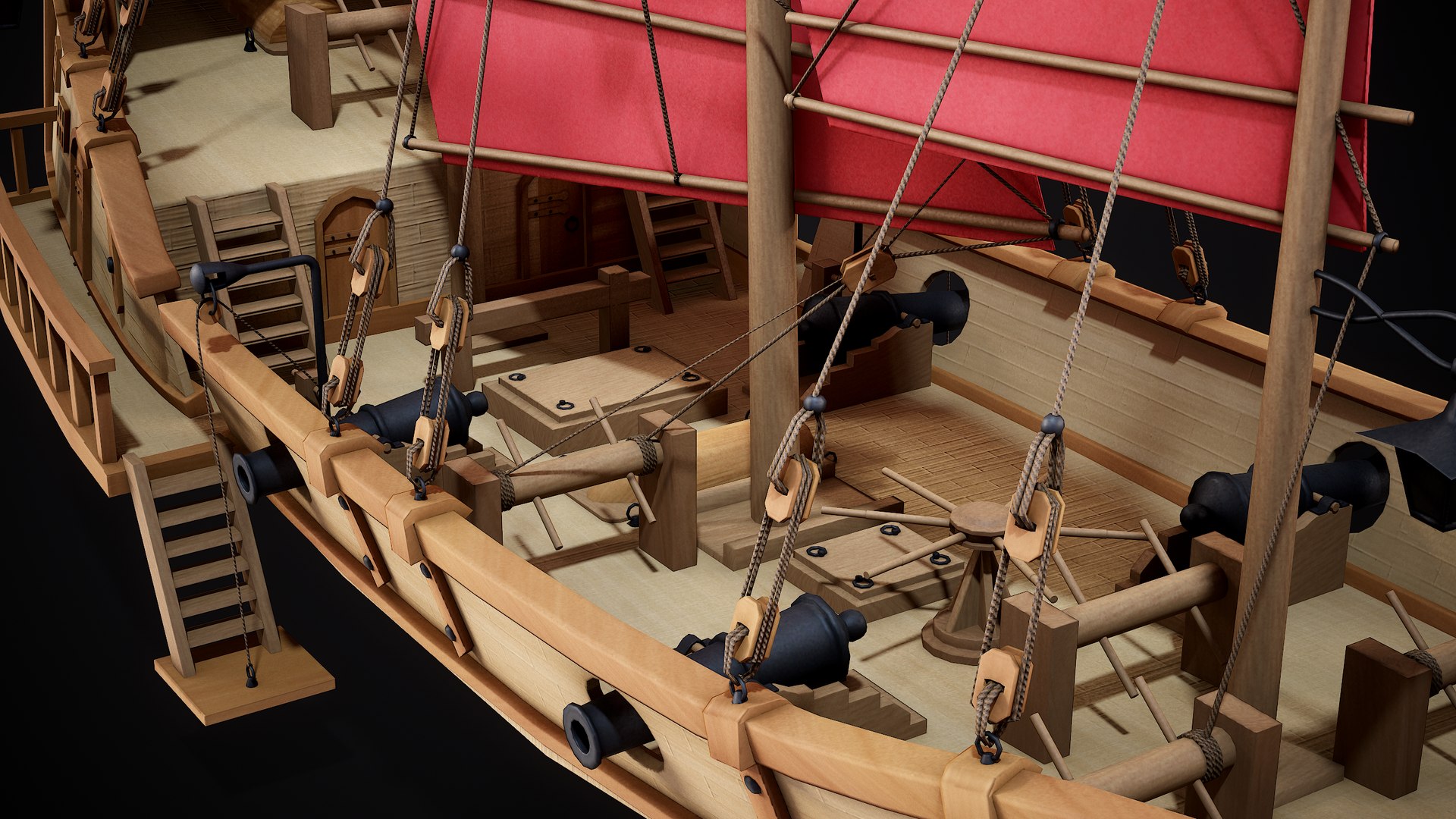 Junk Pirate Vessel 3D - TurboSquid 1701288