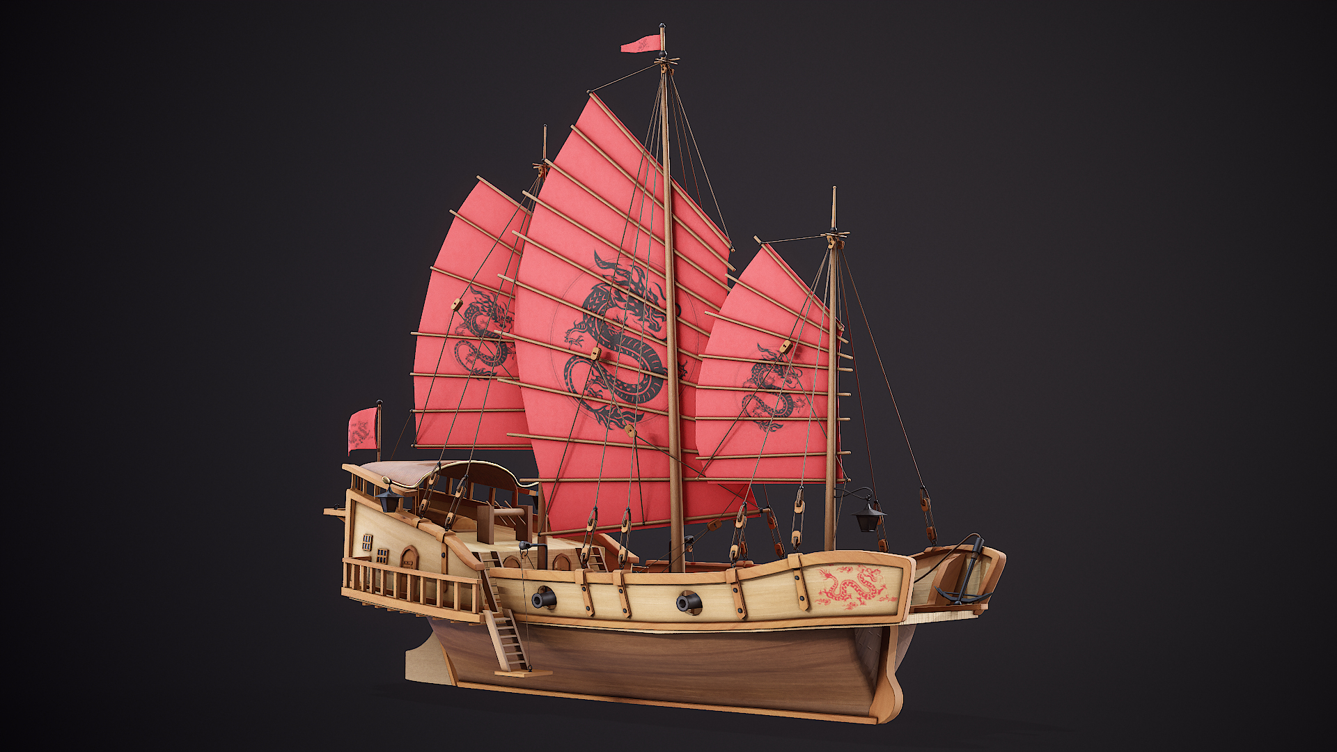 Junk Pirate Vessel 3D - TurboSquid 1701288