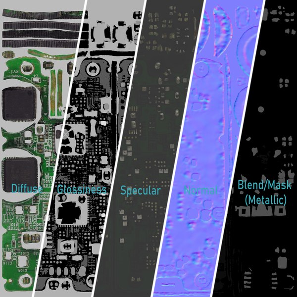 Circuit Board 3D model - TurboSquid 1807126