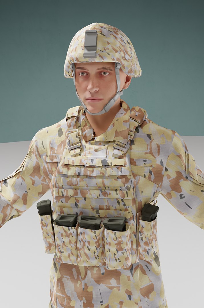 Us Soldier 3D Model - TurboSquid 1958326