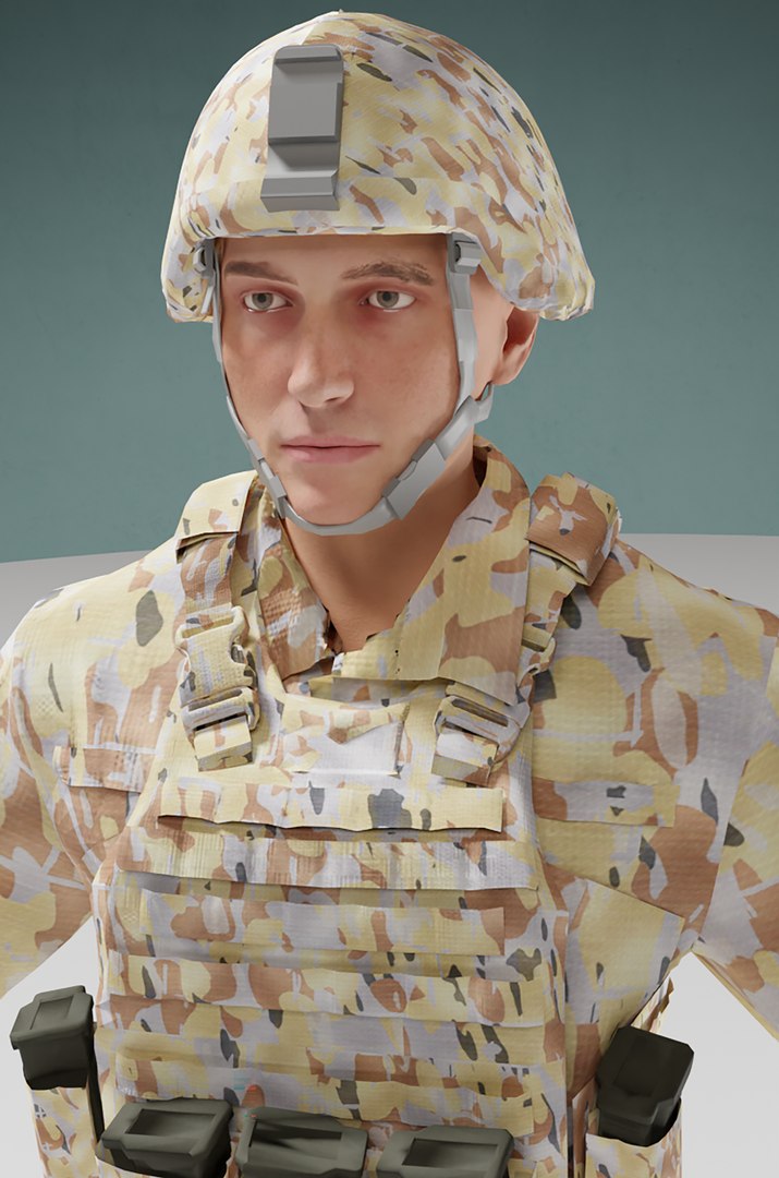 Us Soldier 3D Model - TurboSquid 1958326