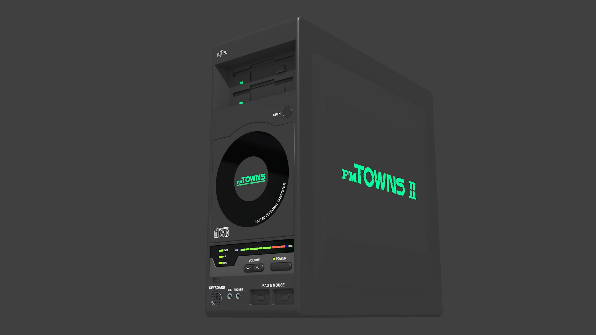 3D Fm Towns Fujitsu - TurboSquid 1376381