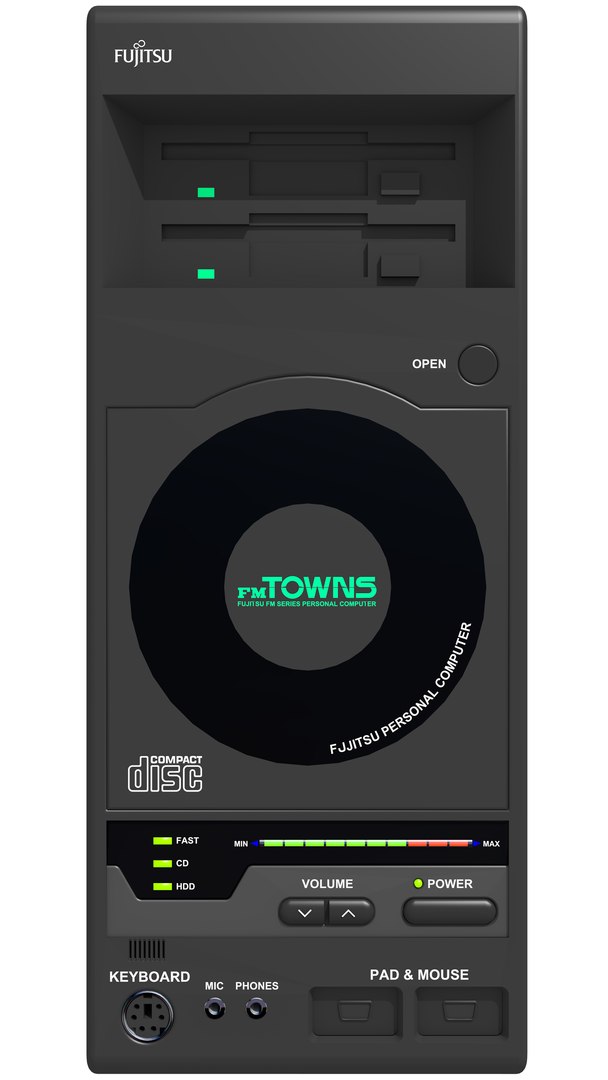 3D Fm Towns Fujitsu - TurboSquid 1376381