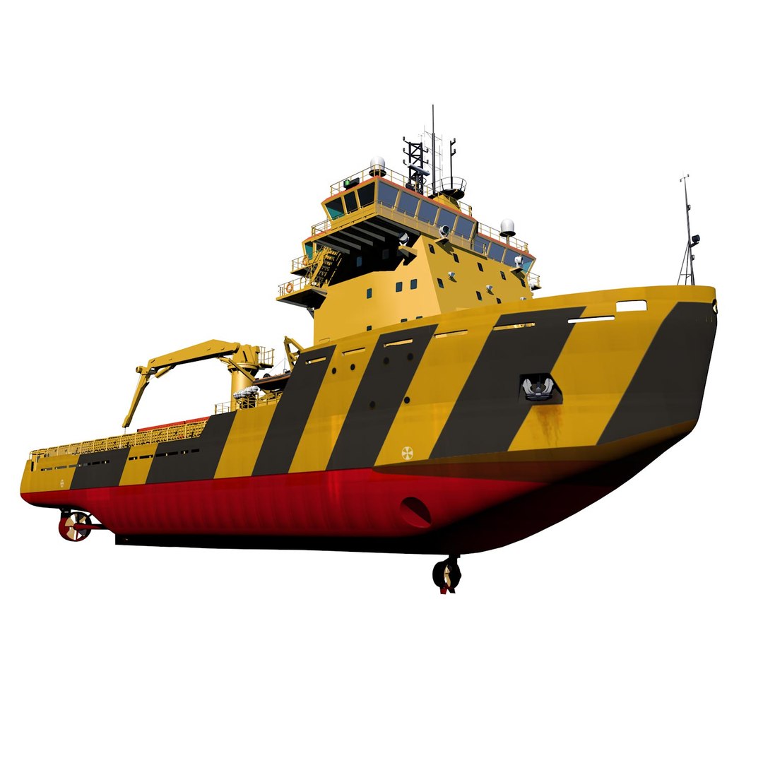3d Model Of Polar Icebreaker
