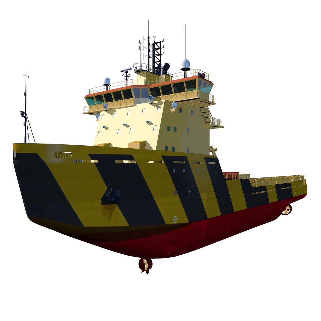 3d Model Of Polar Icebreaker