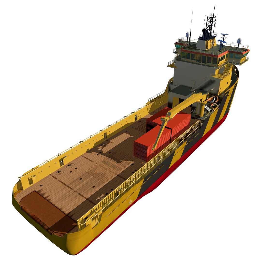 3d Model Of Polar Icebreaker