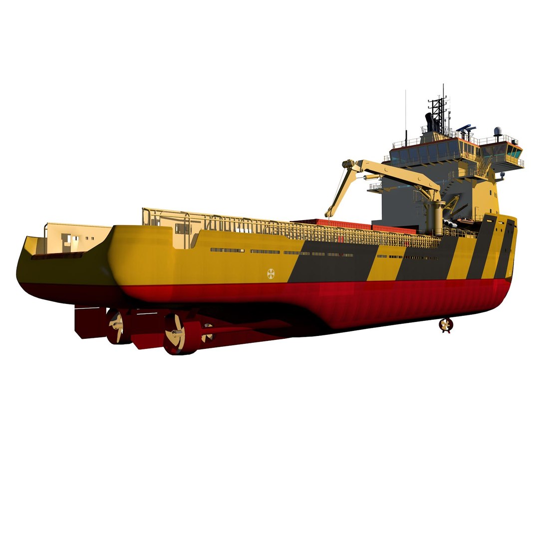 3d Model Of Polar Icebreaker