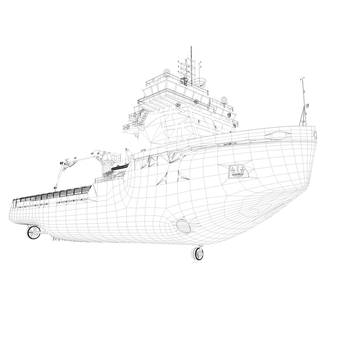 3d Model Of Polar Icebreaker
