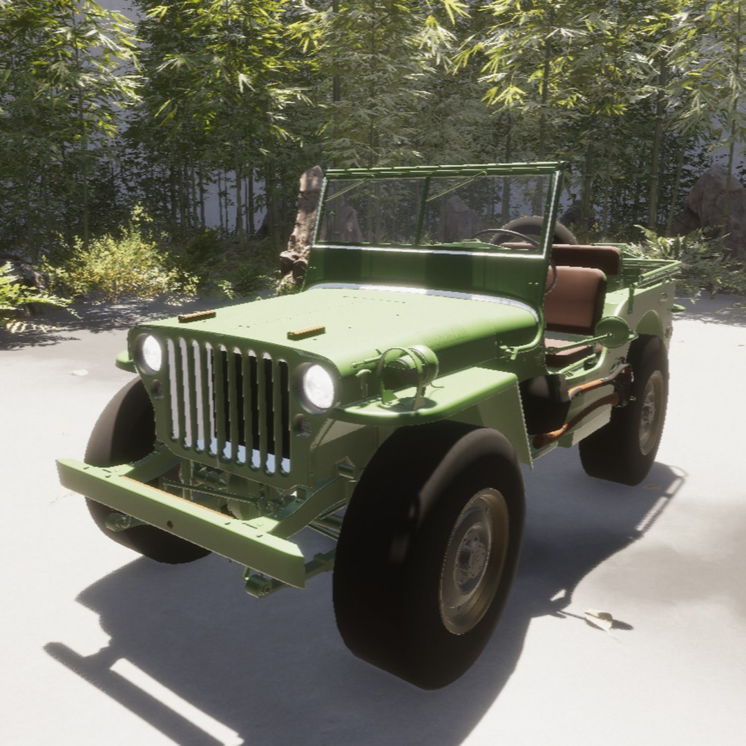 Jeep Willys MB With Engine Sounds Model - TurboSquid 1927660