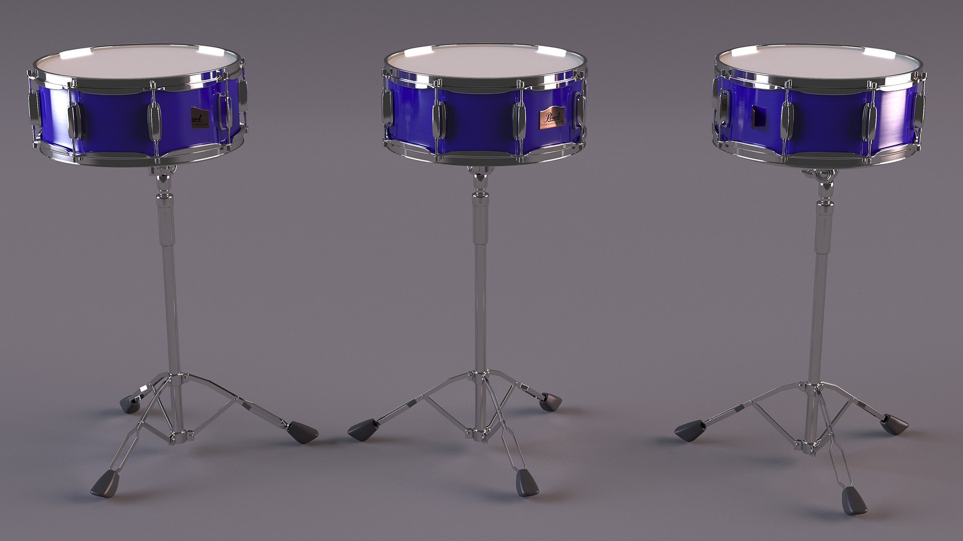 3D Model Snare Drum With Stand - TurboSquid 2172242