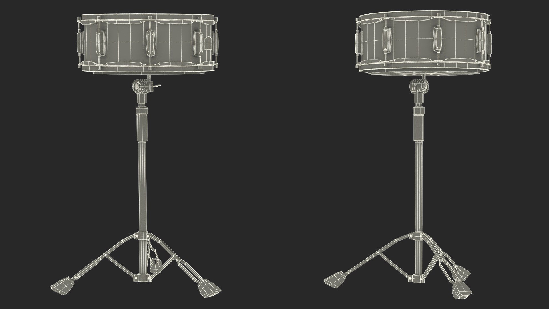 3D model Snare Drum with Stand - TurboSquid 2172242