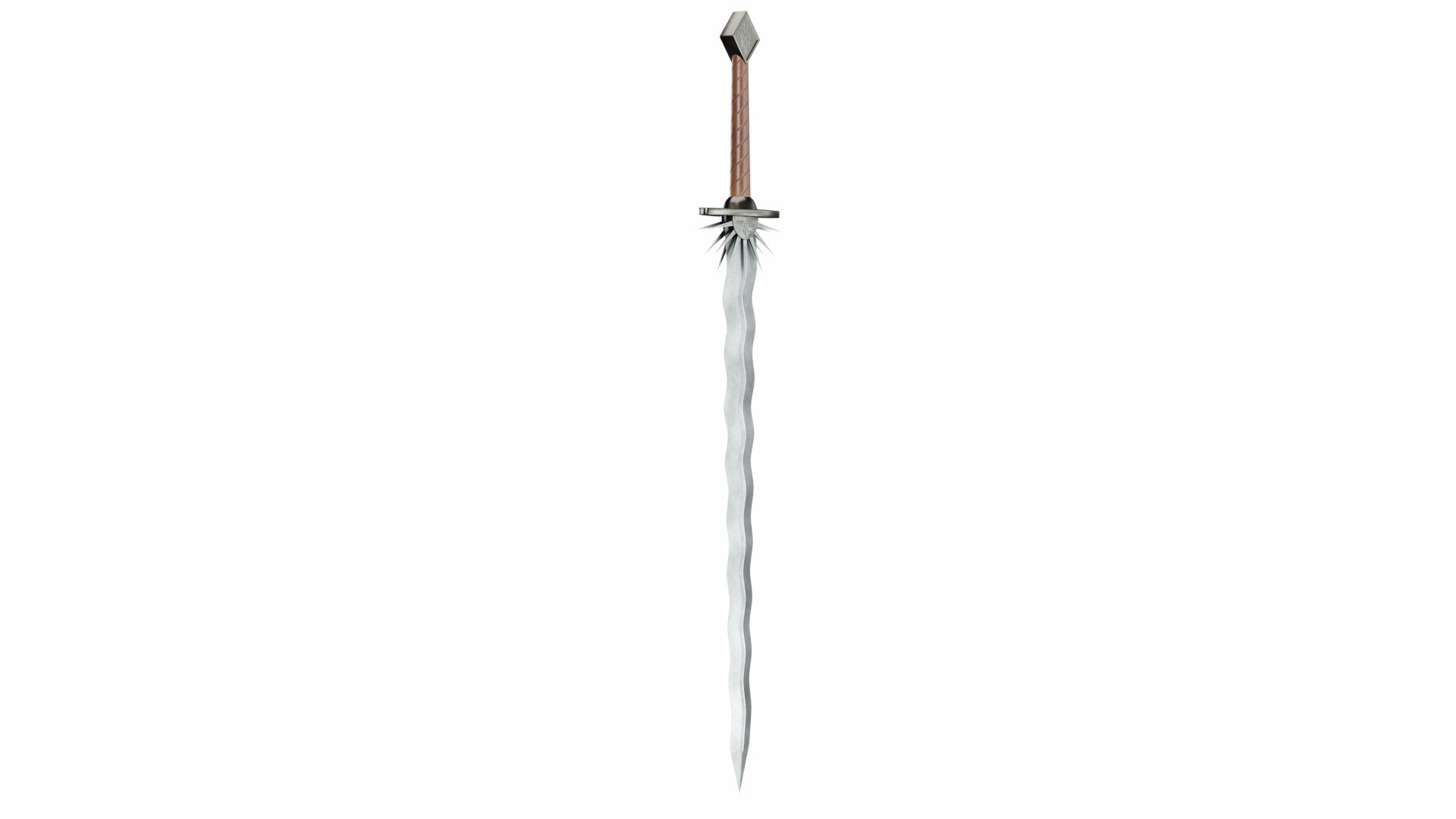 Wavy sword model - TurboSquid 2050046