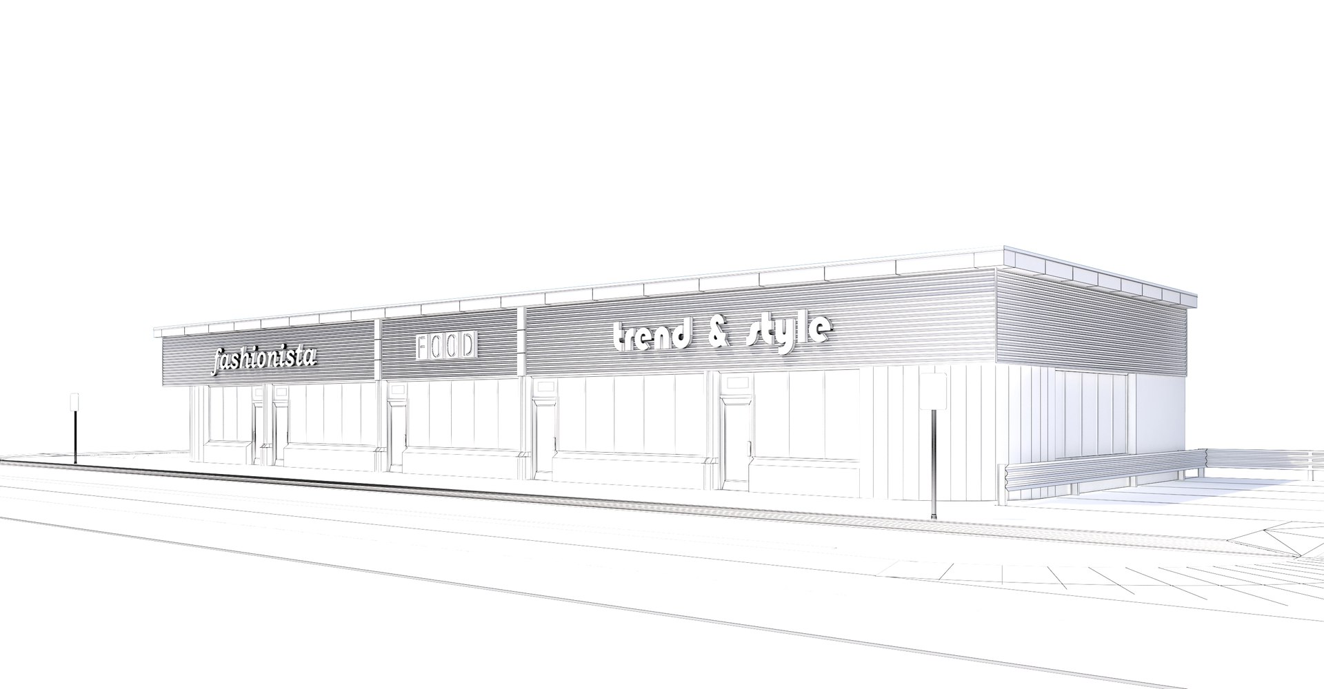 3D Model Store Retailer Mall - TurboSquid 1653724