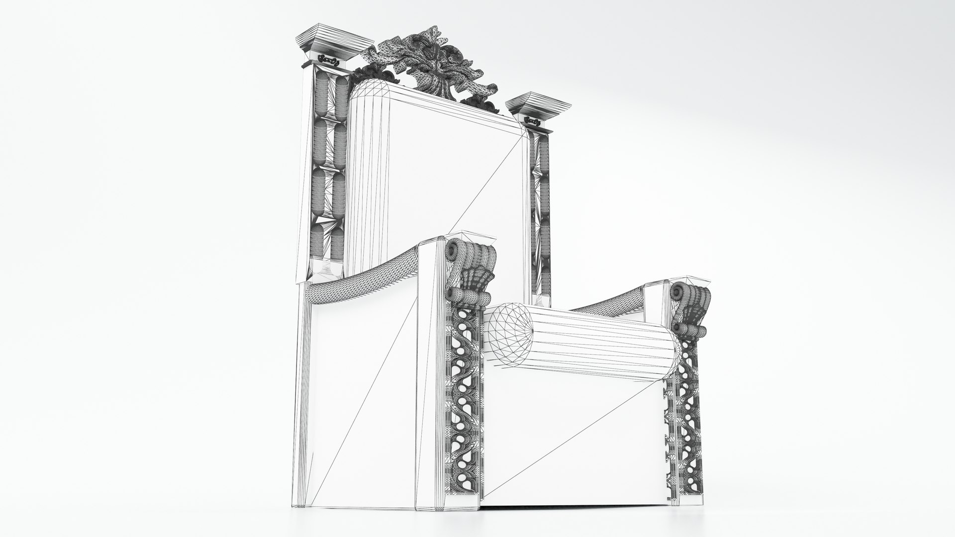 King Throne 3D Model - TurboSquid 1463507