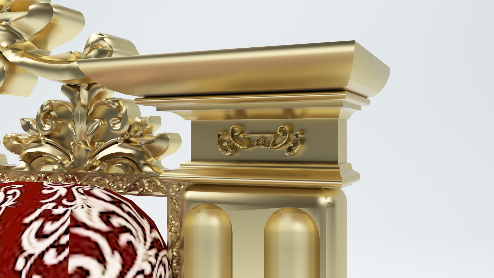 King Throne 3D Model - TurboSquid 1463507