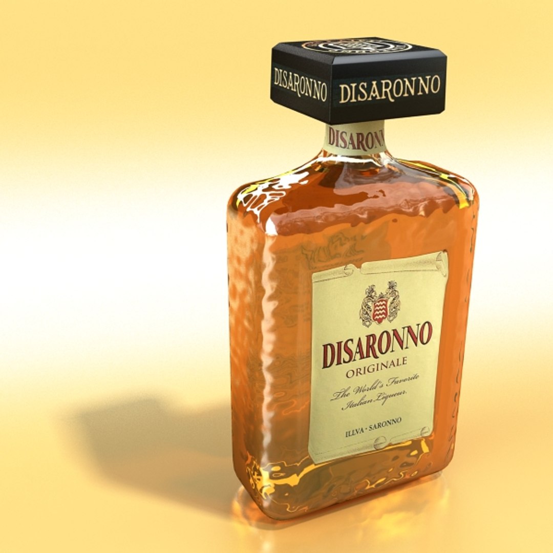 Obj Liquor Bottle Disaronno