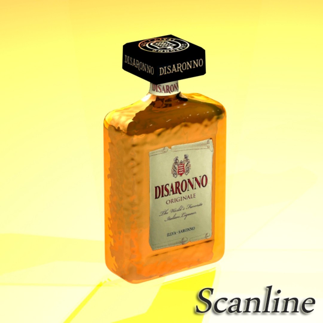 Obj Liquor Bottle Disaronno