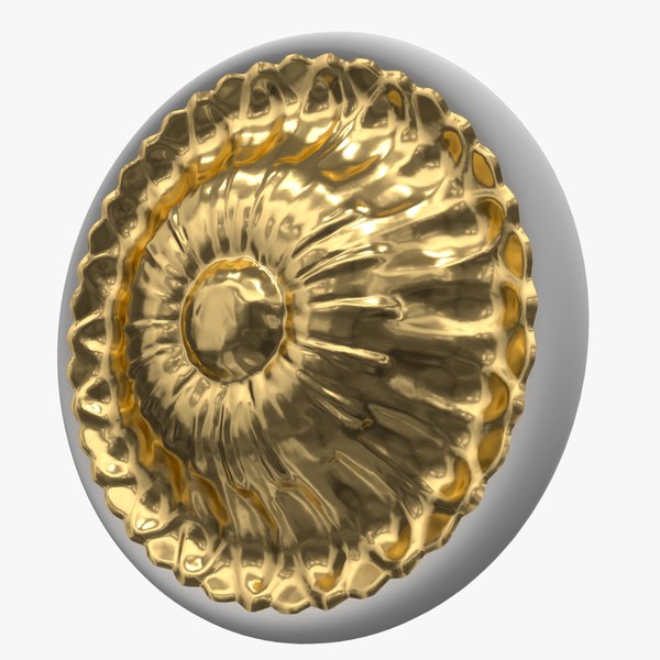 3D Ceiling Sockets Gypsum Plaster DR23 - TurboSquid 2015554