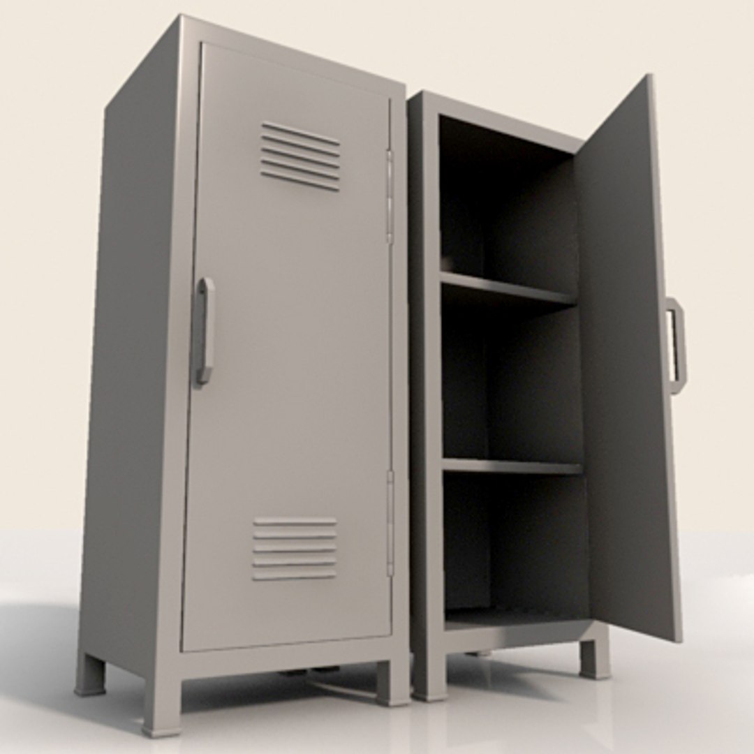 Metal Cabinet 3d Model