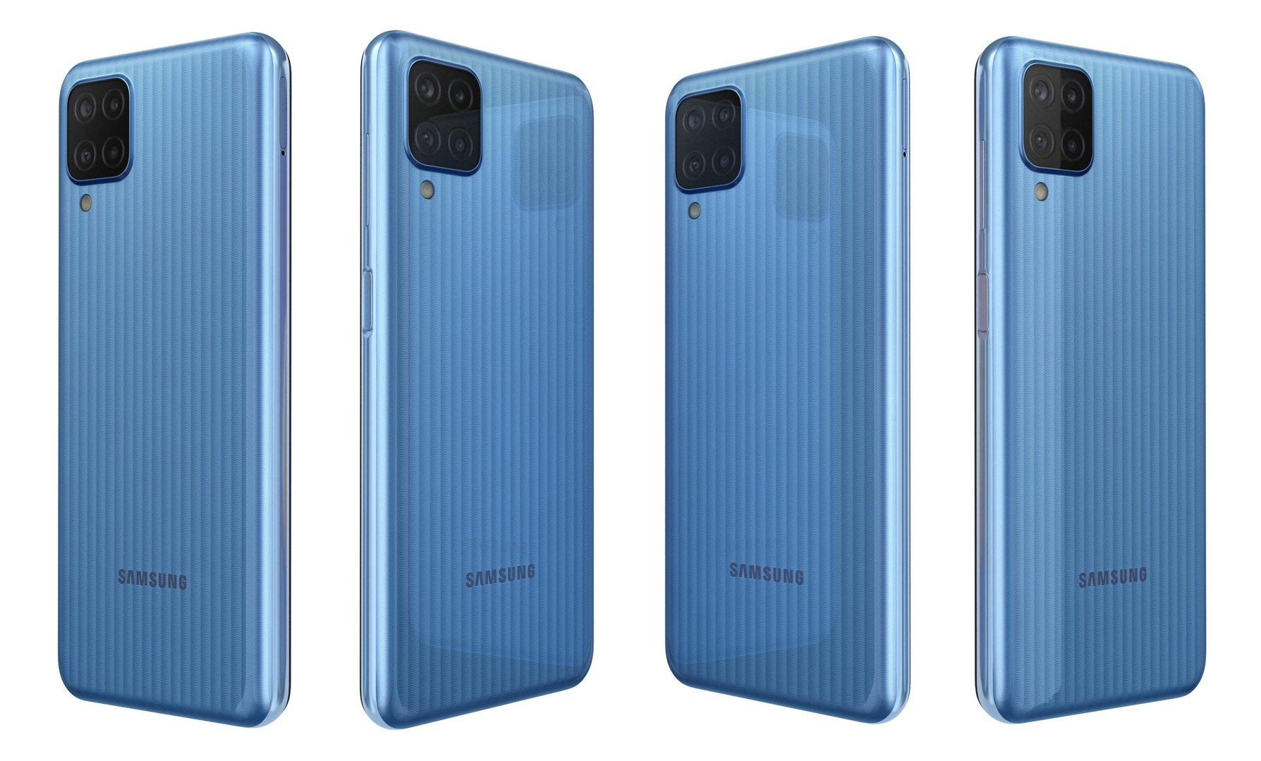 3D Model Samsung Galaxy M12 Blue - TurboSquid 1699470