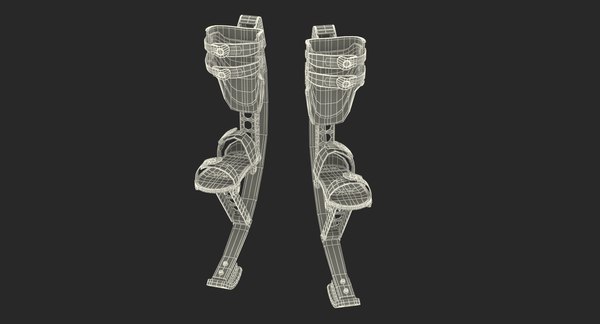 3D spring stilts generic - TurboSquid 1189011