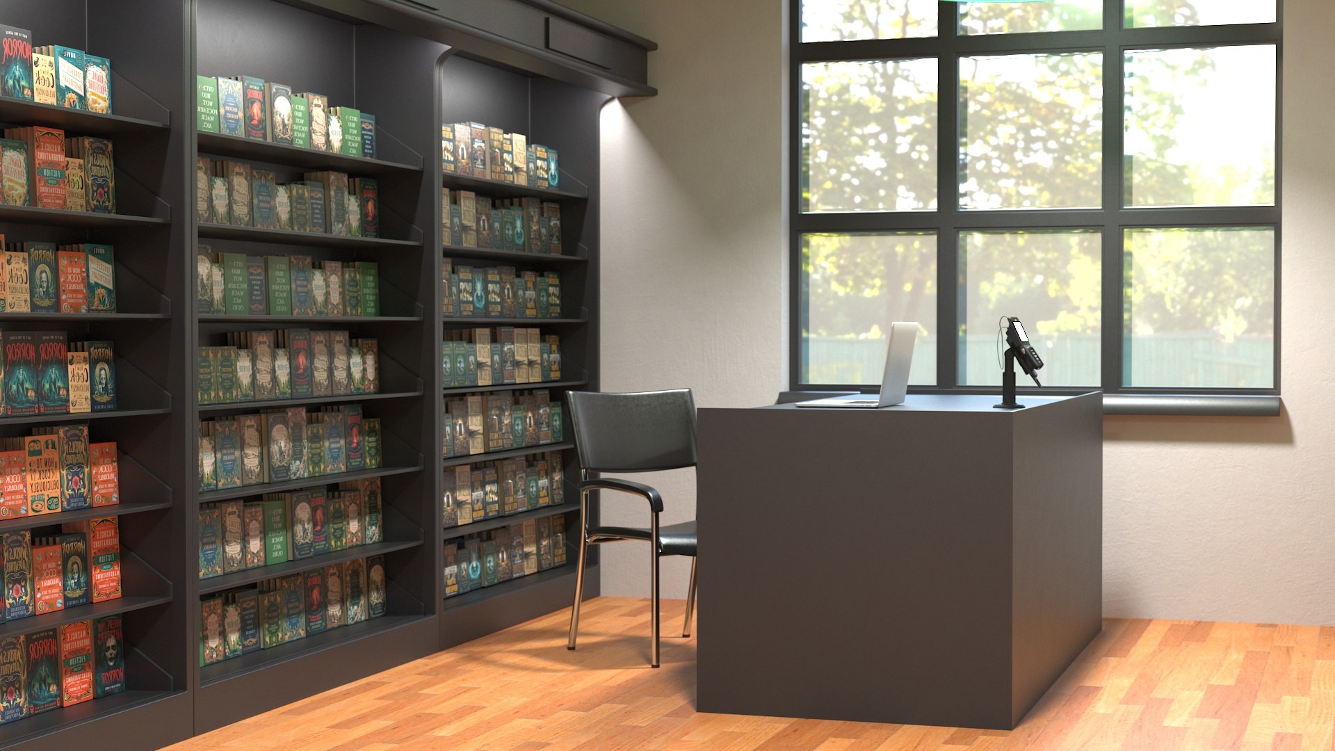 3D Model Book Store Interior - TurboSquid 2302335