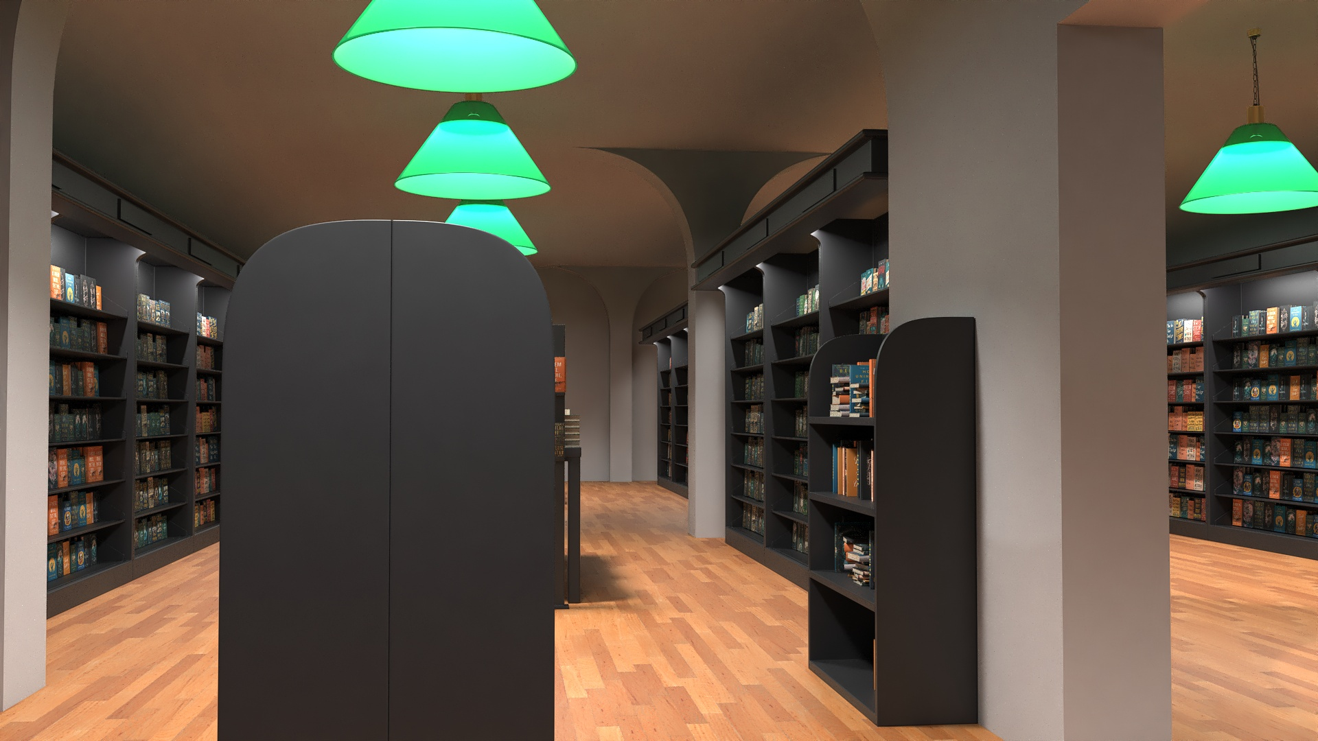 3D Model Book Store Interior - TurboSquid 2302335