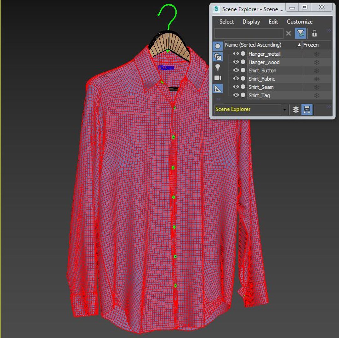 3D Realistic Shirt - TurboSquid 1278306