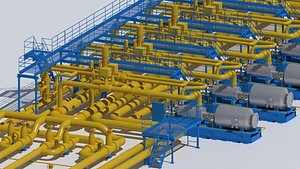 工厂Kitbash3D模型 - TurboSquid 1007053