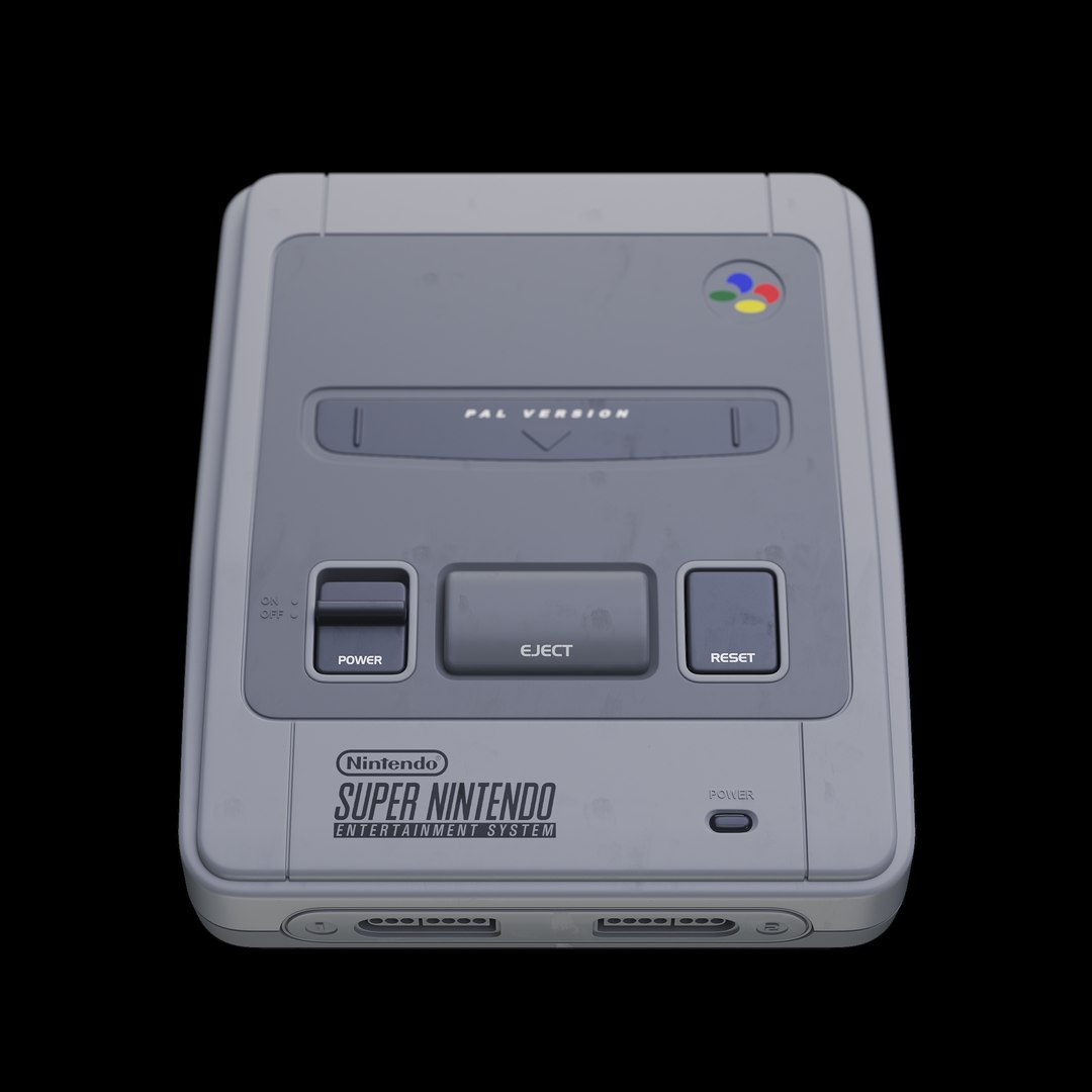 3D Model Super Nintendo Console - TurboSquid 1707666