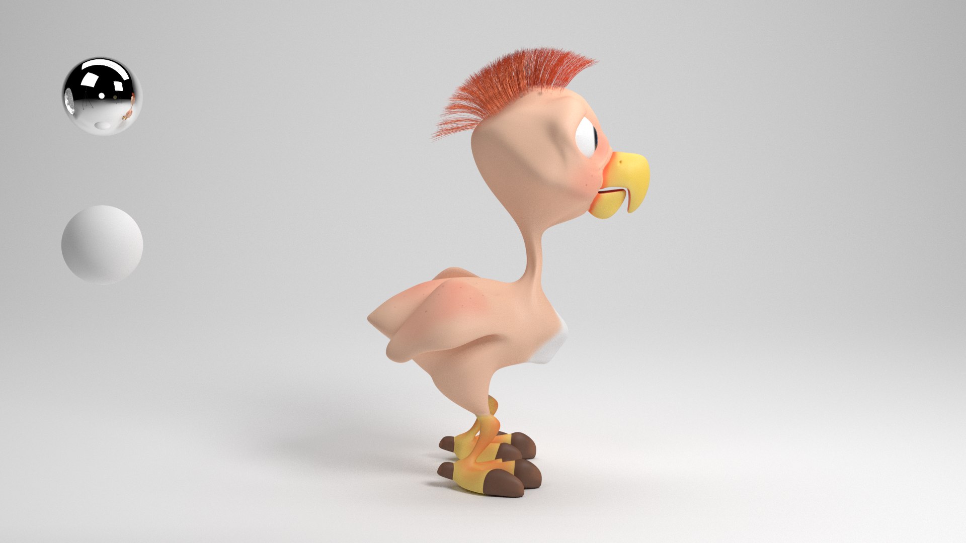 Chicken Cartoon 3D - TurboSquid 1597485
