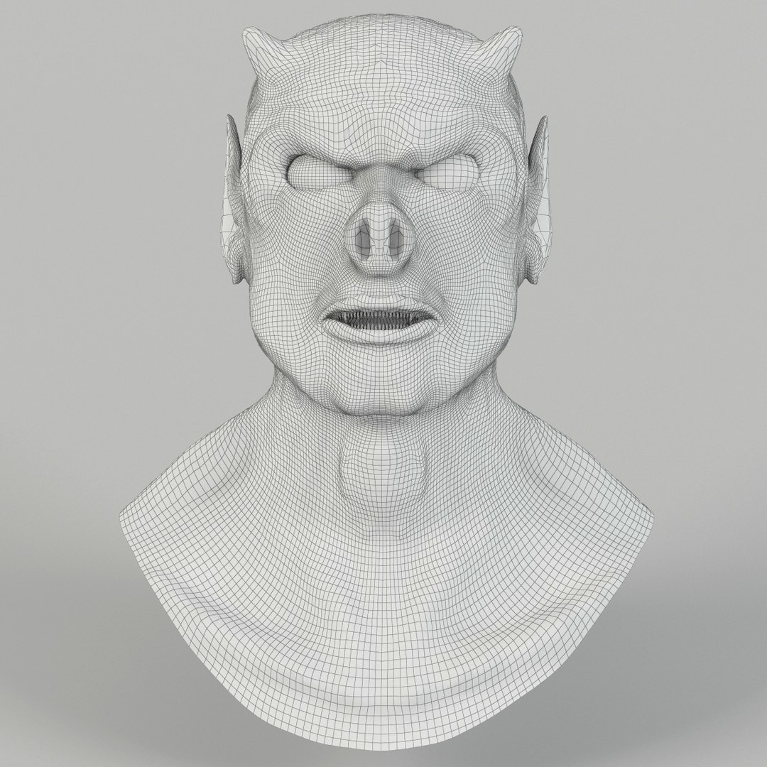 3d Model Devil Head