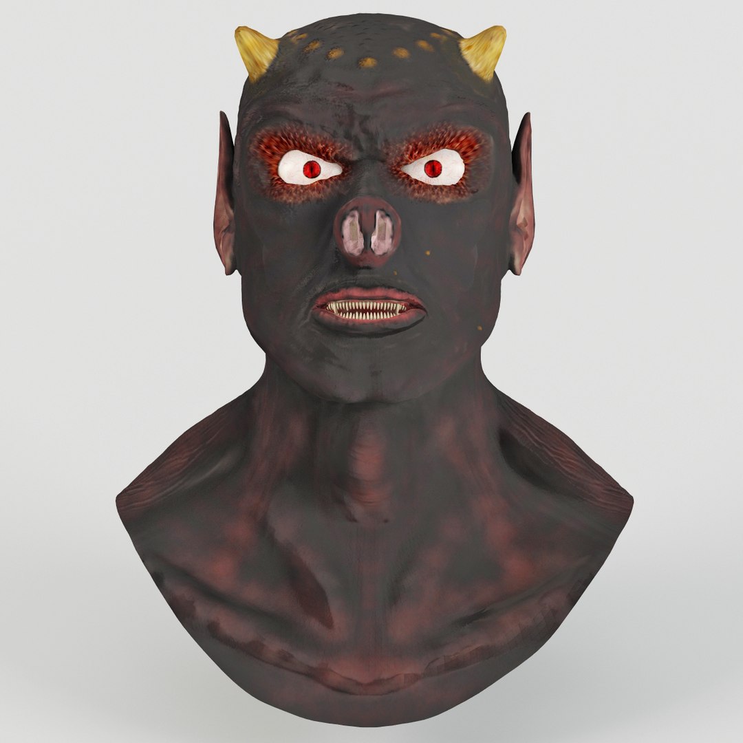 3d Model Devil Head
