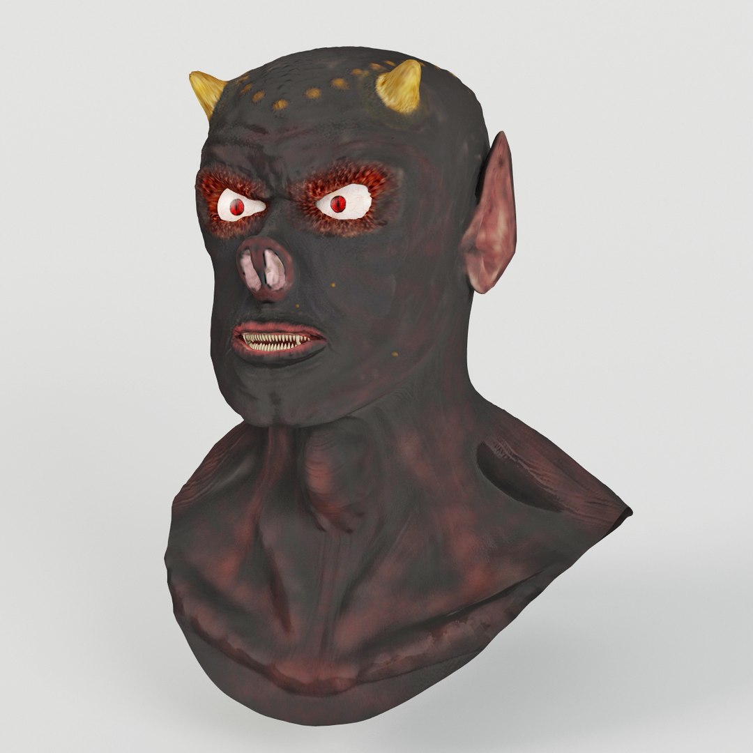 3d Model Devil Head