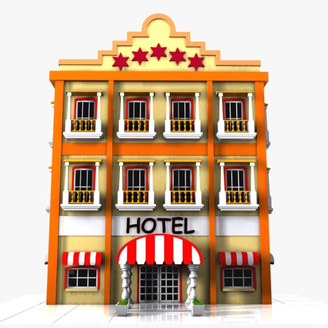 3d Max Cartoon Hotel Toon