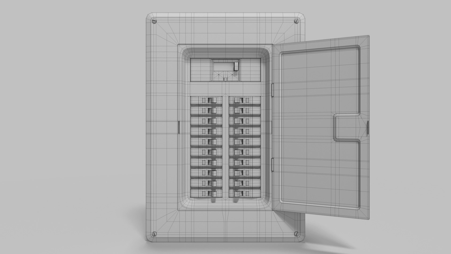 3D Breaker Box Model - TurboSquid 1958592