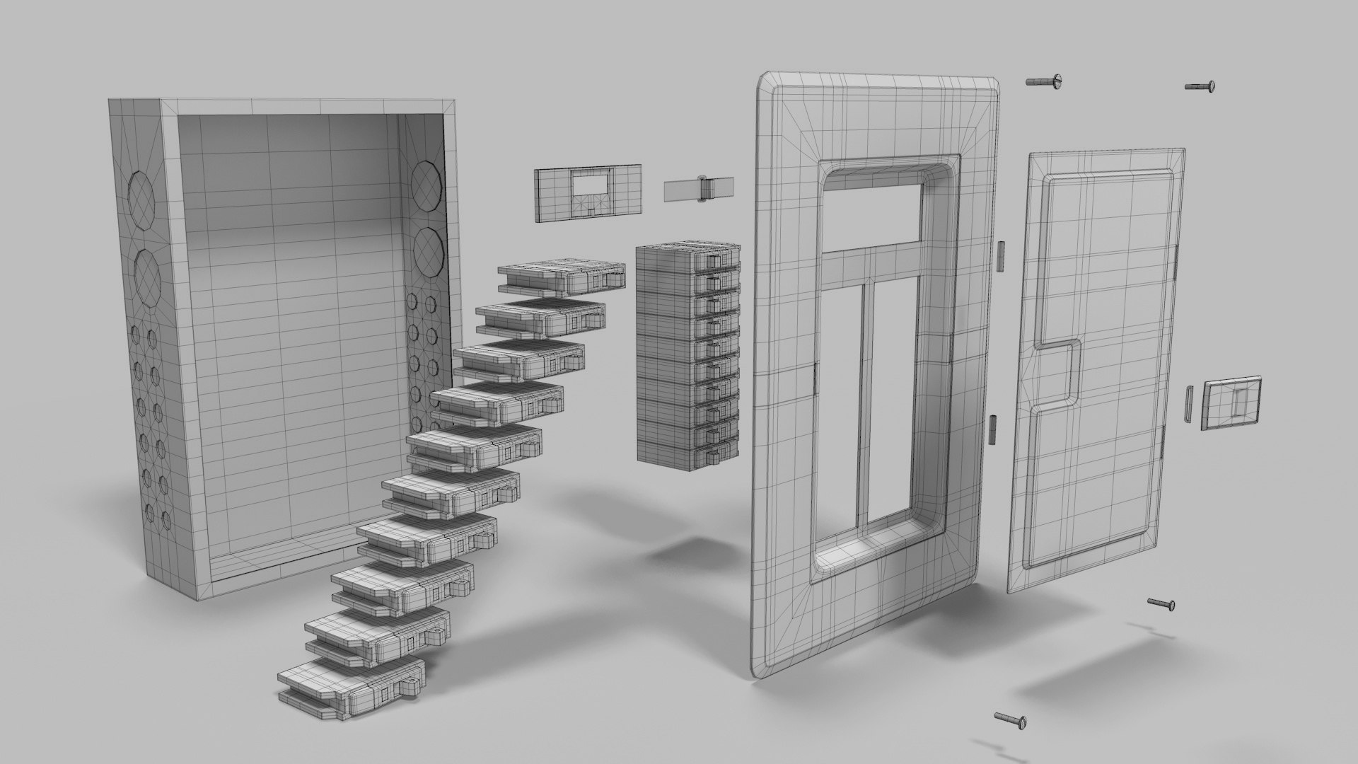 3D Breaker Box Model - TurboSquid 1958592