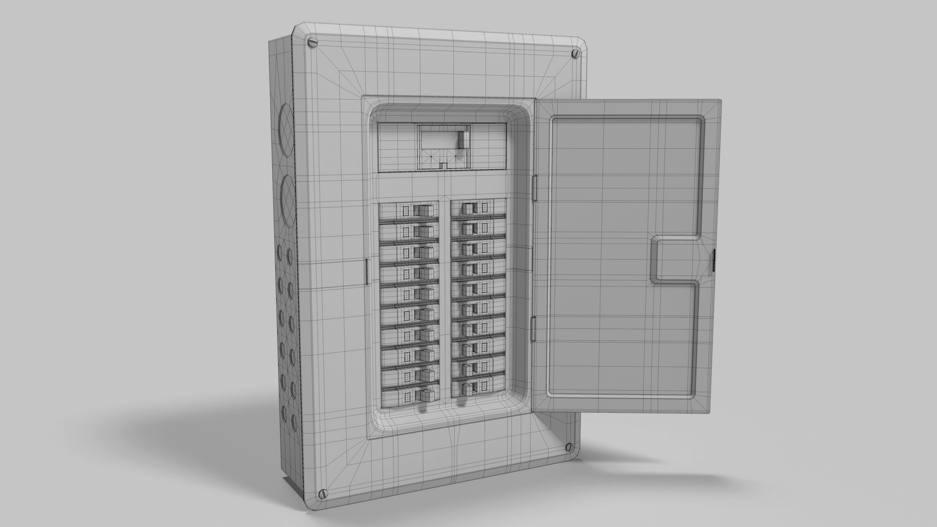 3D Breaker Box Model - TurboSquid 1958592
