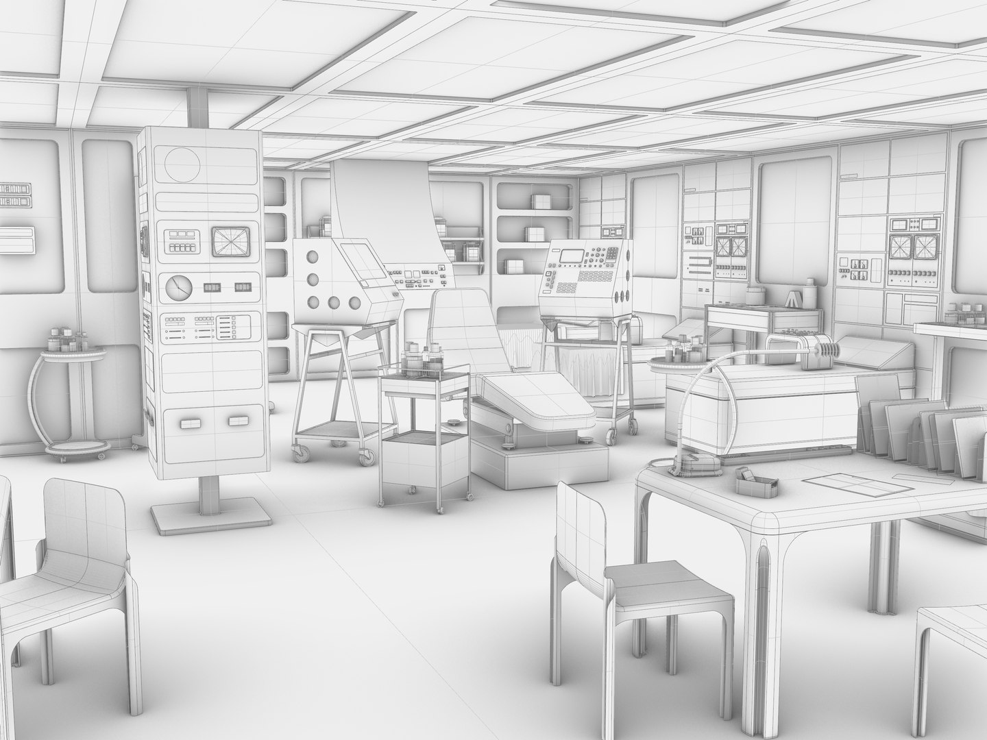 Medical Center 2 3D Model - TurboSquid 2067287