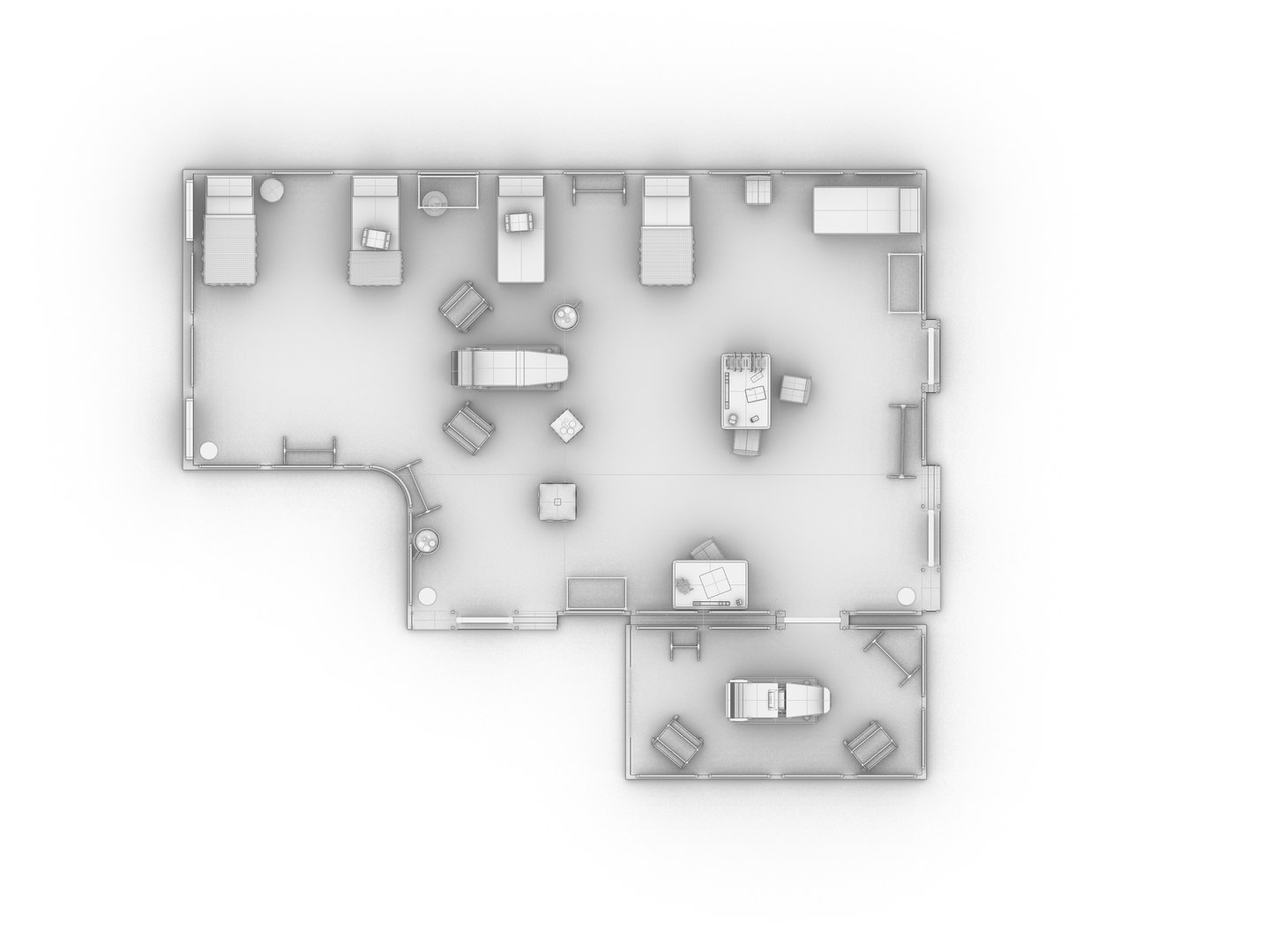 Medical Center 2 3D Model - TurboSquid 2067287